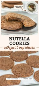 Easy 3-Ingredient Nutella Cookies Recipe - Recipes From Leftovers