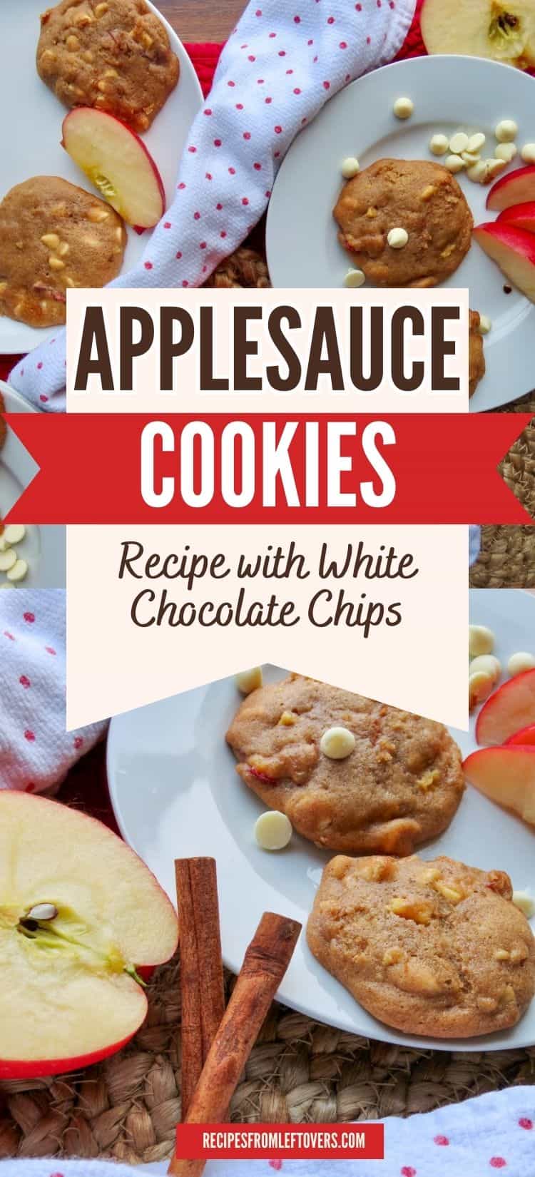 Easy Applesauce Cookies Recipe with White Chocolate Chips - Recipes ...
