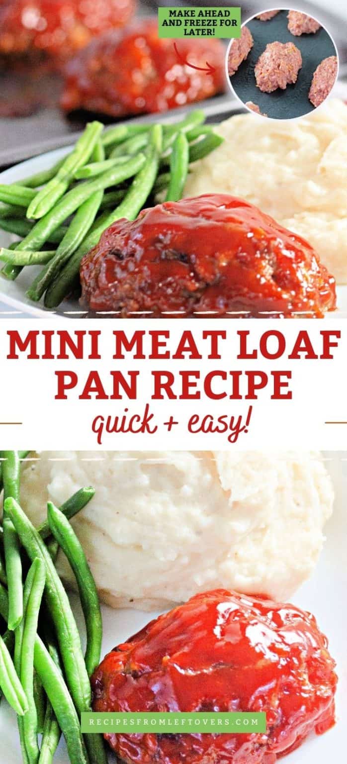 Quick and Easy Mini Meatloaf Recipe on a Sheet Pan - Recipes From Leftovers