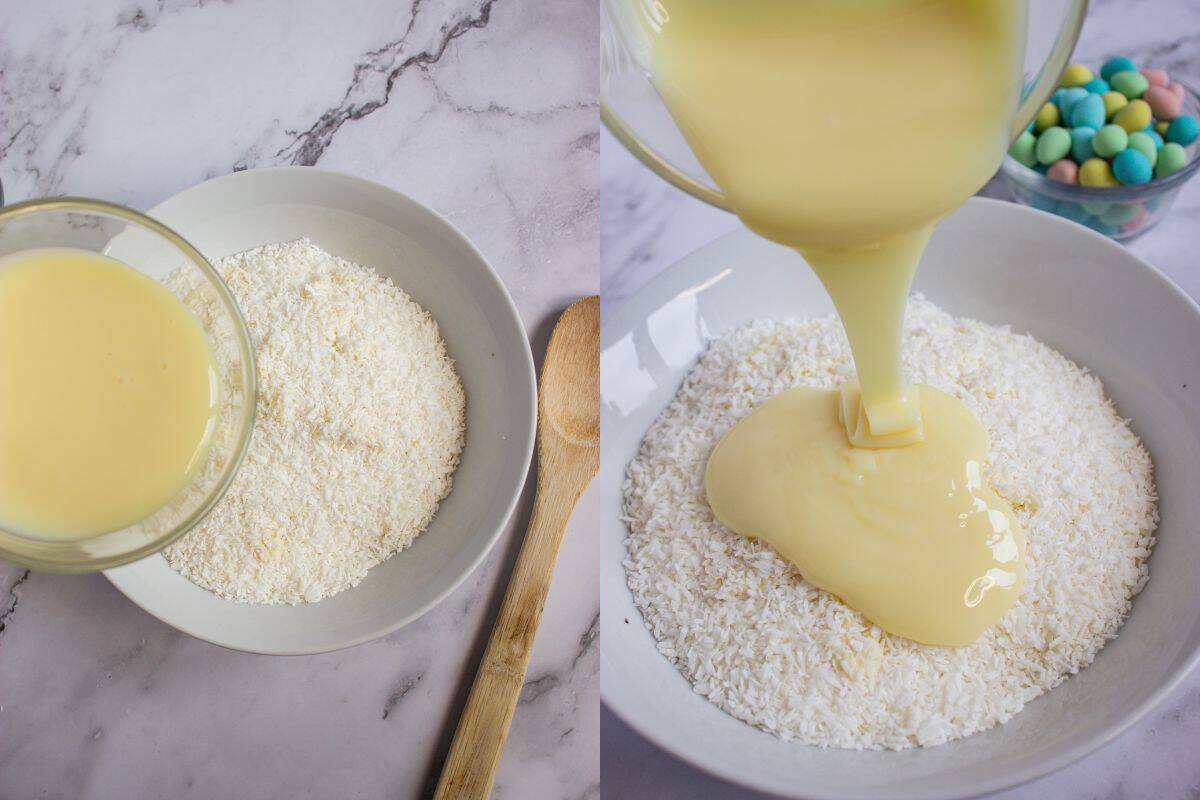 Homemade Coconut Easter Egg Recipe for Cookies - Recipes From Leftovers