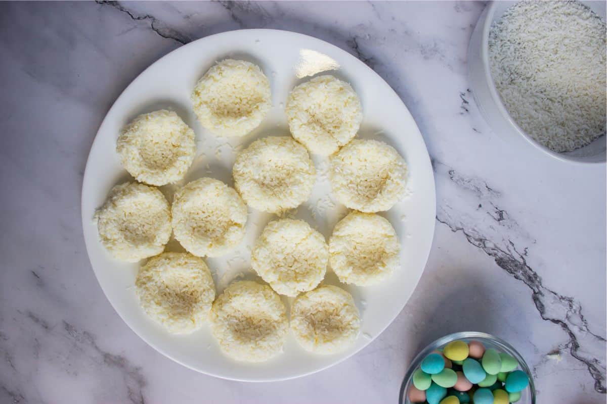 Homemade Coconut Easter Egg Recipe for Cookies - Recipes From Leftovers
