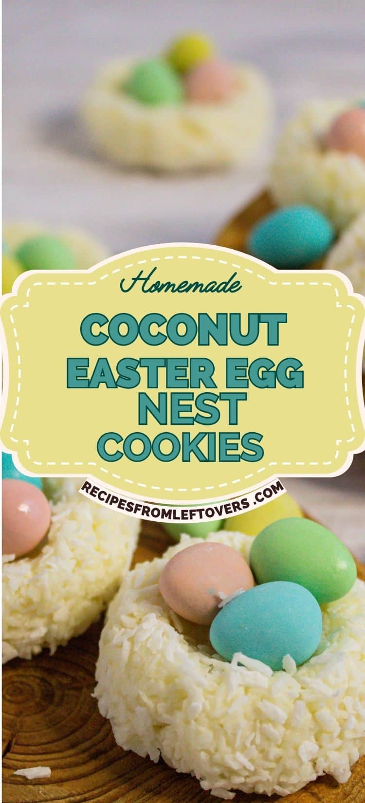 Homemade Coconut Easter Egg Recipe for Cookies - Recipes From Leftovers