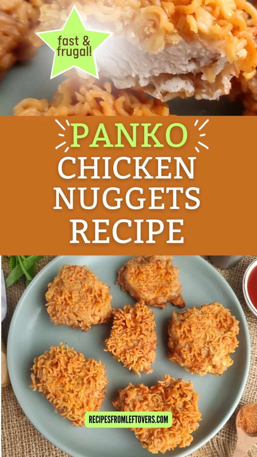 Homemade Panko Chicken Nuggets Recipe - Recipes From Leftovers